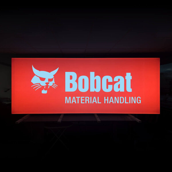 Building logo – Material Handling (illuminated LED box) – Bobcat Dealer ...