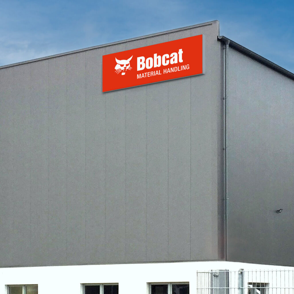 Building logo – Material Handling (illuminated LED box) – Bobcat Dealer ...